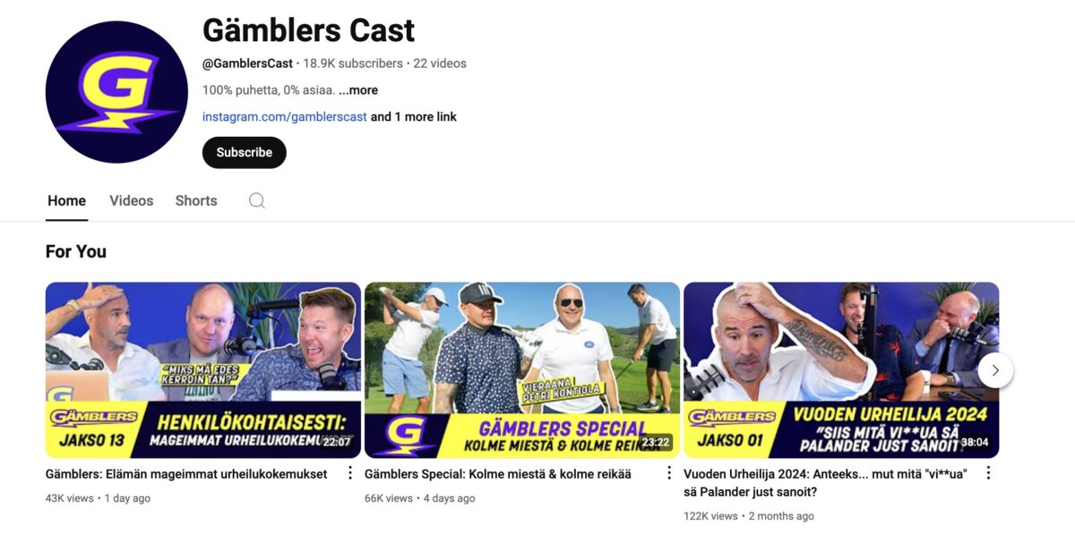 Gämblers cast podcast - Mistä on kyse?